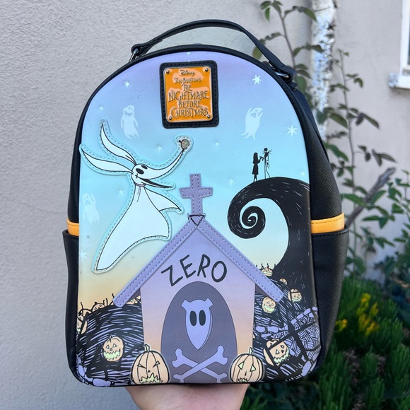 Disney | Bags | Loungefly Nightmare Before Christmas Haunted Hound Zero ...